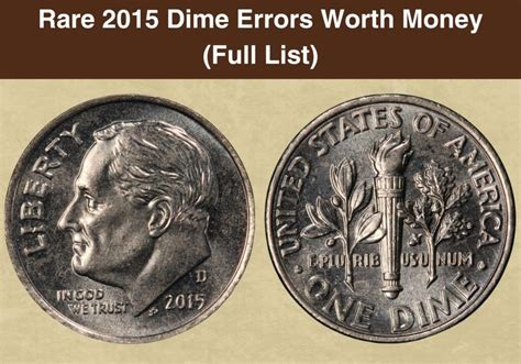 Rare 2003 Dime Errors Worth Money Full List