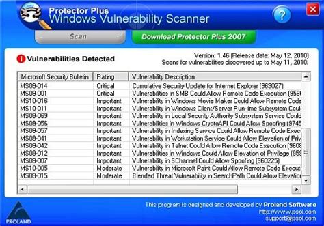 Download Windows Vulnerability Scanner 3 3 Freeware