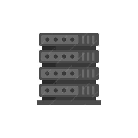 Premium Vector Server Rack Icon Flat Illustration Of Server Rack