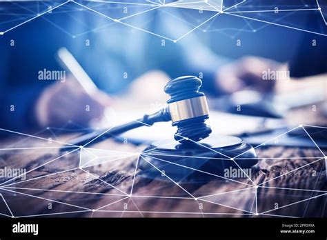 Male Judge Writing On Paper Stock Photo Alamy