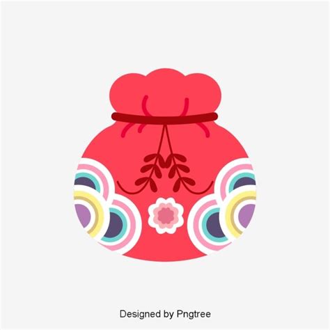 간단한 그림 지갑 복주머니 나뭇잎 일러스트 이파리 꽃 무지개 Png 일러스트 및 벡터 에 대한 무료 다운로드 Artofit