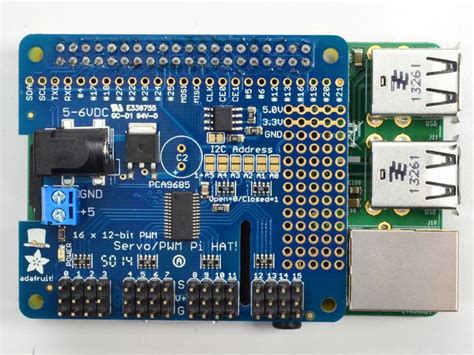 Adafruit Channel Pwm Servo Hat Bonnet For Raspberry Pi Artofit