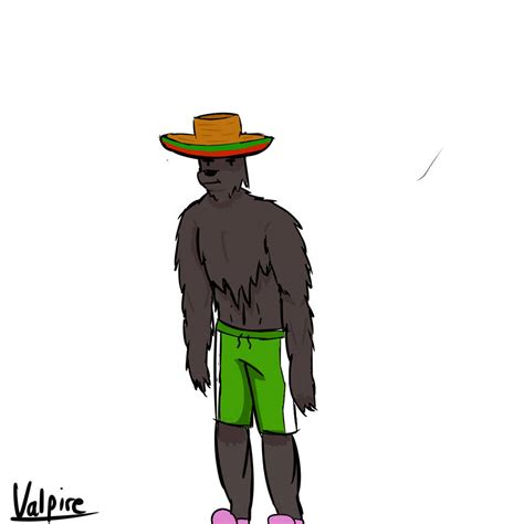 Mexican Werewolf In A Sombrero By Thevalpire On Deviantart