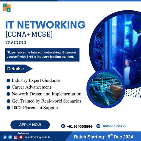Itnetworking Networkengineer Cybersecurity Cloudnetworking Ccna Snit Training Institute