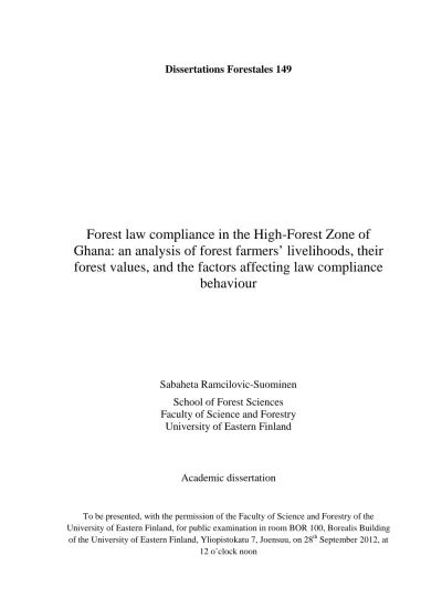 Compliance Levels And Factors Affecting Compliance Behaviour Article Iii