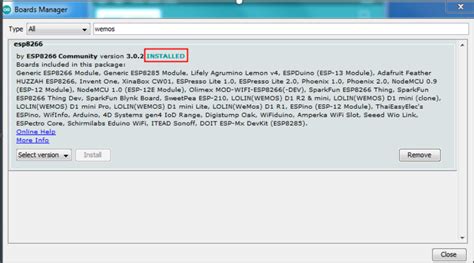 cara install board wemos d1 r1 di arduino ide
