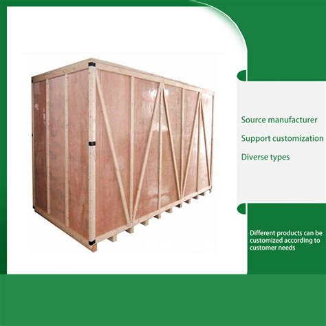 Wooden Box Packaging Box Steel Strip Box Fumigation Free Packaging Box