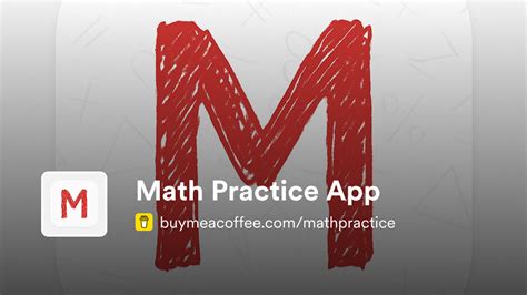 Math Practice App Buymeacoffee