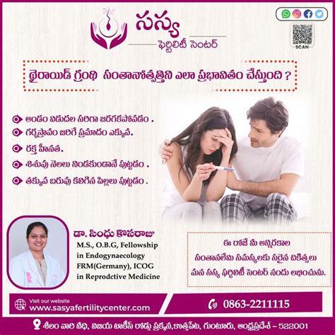 How Does The Thyroid Gland Affect Fertility Visit Our Website Sasyafertilitycenter