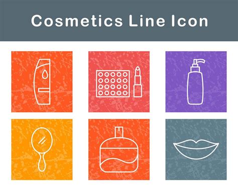 Cosmetics Vector Icon Set 20647186 Vector Art At Vecteezy