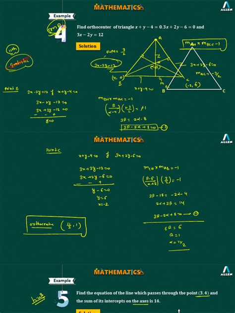 25 jan himanshu st line pdf line geometry cartesian coordinate