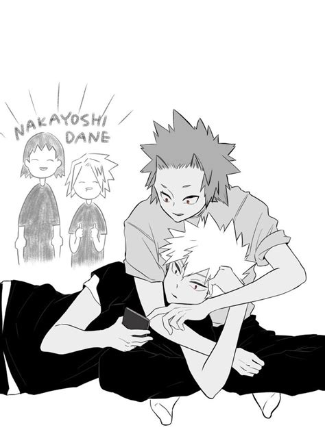 Bakugou Katsuki And Kirishima Eijirou And Kaminari Denki And Sero Hanta