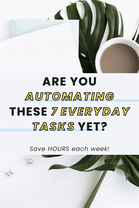 Are You Automating These Everyday Tasks Yet Office Hacks Getting Organized At Home Social