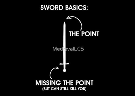Sword School 1st Lesson By Medievallcs Redbubble