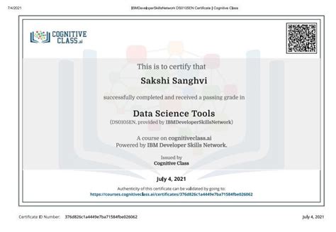sakshi sanghvi on linkedin successfully completed the data science