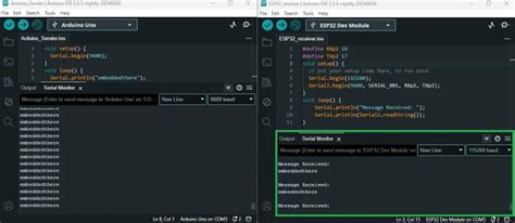 Esp32 Uart Communication With Example Code Embedded There