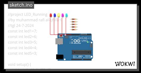 LED Wokwi ESP STM Arduino Simulator