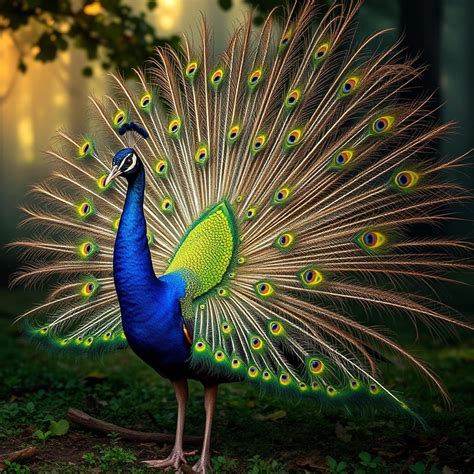 A Rare Peacocks Photo Was Taken Majestic Peacock Unfurls