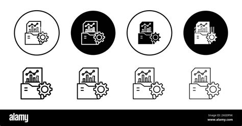 project management icon vector logo set collection for web app ui stock vector image and art alamy