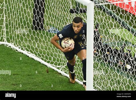 Kylian Mbappe Of France Celebrates His Goal During Argentina V France