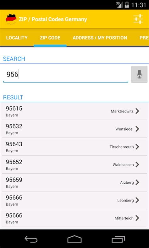 Zip Postal Codes Germany Apk For Android Download