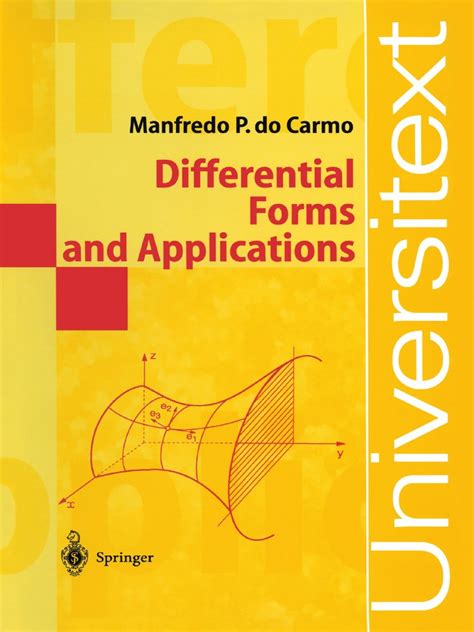 Differential Forms And Applications Do Carmo Pdf Differential