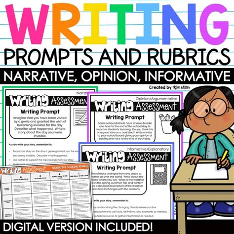 Writing Prompts Narrative Opinion Informational Paragraph And Essay Writing