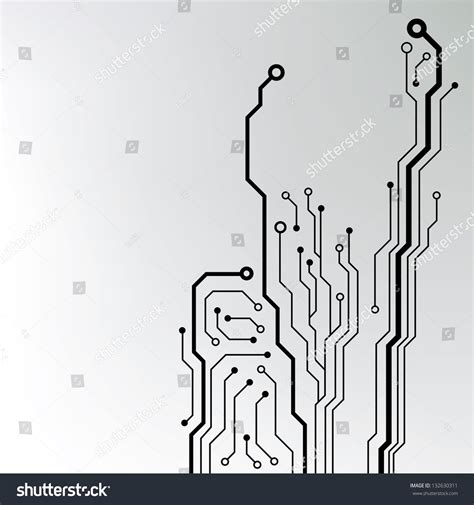 Circuit Board Pattern Abstract Technology Circuit Stock Vector