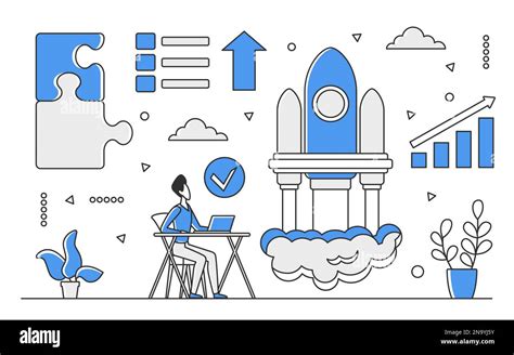 Spacecraft And Space Industry Space Exploring Technology And Ships Vector Monocolor