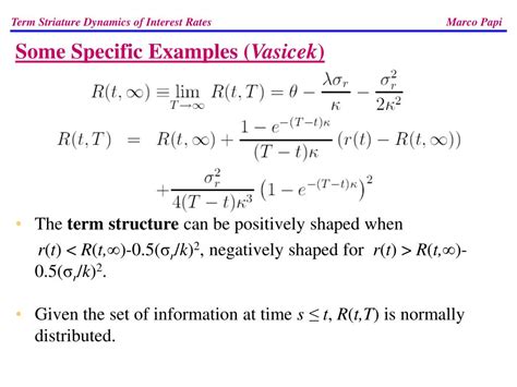 Ppt Term Structure Dynamics Of Interest Rates By Exponential Affine Models Powerpoint