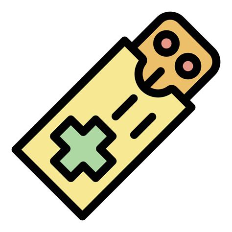 Blister Pack Icon Color Outline Vector 15681039 Vector Art At Vecteezy
