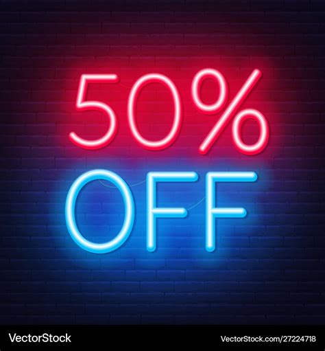 Percentage Off Signs