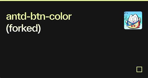 Antd Btn Color Forked Codesandbox