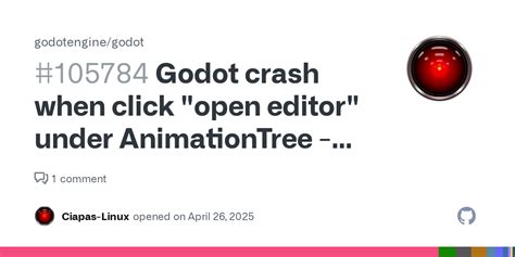 Godot Crash When Click Open Editor Under Animationtree Animationnodeblendtree Editor