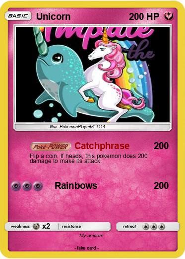 Pokémon Unicorn 836 836 Catchphrase My Pokemon Card