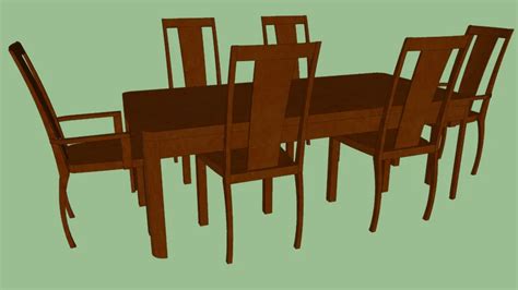 Dining Set 3d Warehouse