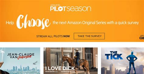 Amazons Latest Original Pilots Now Streaming Including The Tick