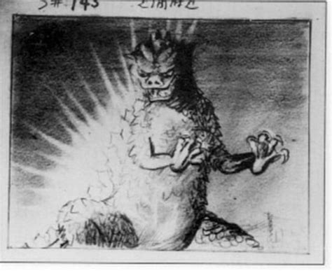 What Do You Think Of The Og 1954 Storyboard Godzilla Design Rgodzilla