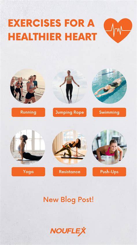 6 Exercises For A Healthier Heart Nouflex Heart Health Month Heart