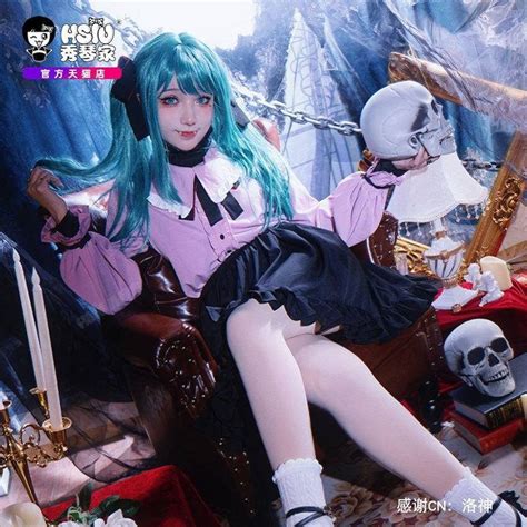 Hsiu Halloween Hatsune Miku Cos Vocaloid Vampire Cosplay Costume Daily
