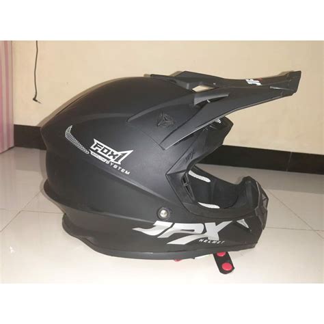 Jual Helm Jpx Hitam Preloved Shopee Indonesia