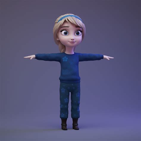 Elsa Youngelsa 3d Model Turbosquid 1670147