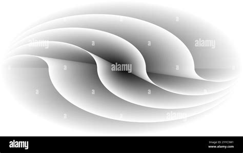 White Wavy Layers Abstract Background Wallpaper Stock Vector Image And Art Alamy