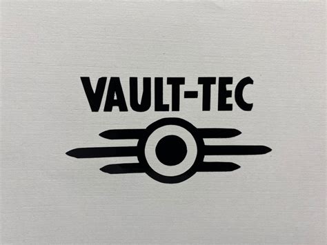 Fallout Vault Tec Vinyl Decal Logo Etsy