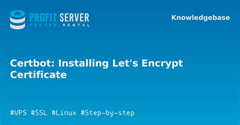 Certbot On Nginx или Apache Installing Lets Encrypt Ssl