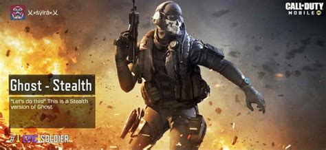 Ghost Codm Role Rank And Personality Guide