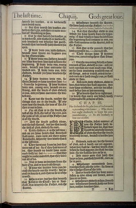 1 John Chapter 3 Original 1611 Kjv