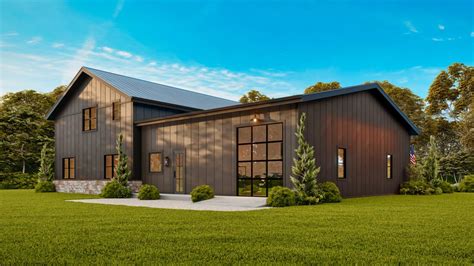 Modern Farmhouse Barndominium Plans