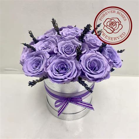 Purple Roses In A Vase