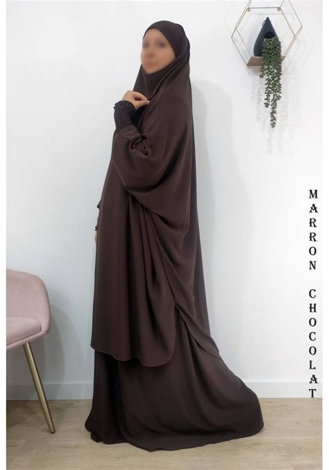 Jilbab 2 Pieces Soie De Médine